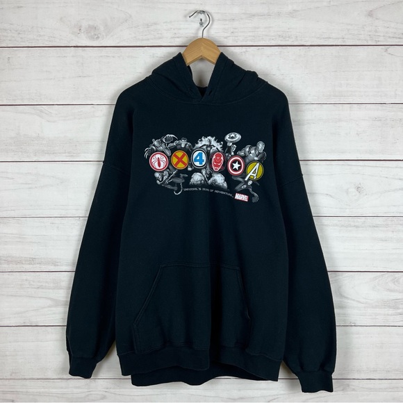 Marvel | Shirts | Marvel X Universal Studios Hoodie Xxl | Poshmark